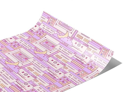 Rwraps Sticker Bomb Y2K Nostalgia Matte Vinyl Film Wrap 59in x 7ft ...