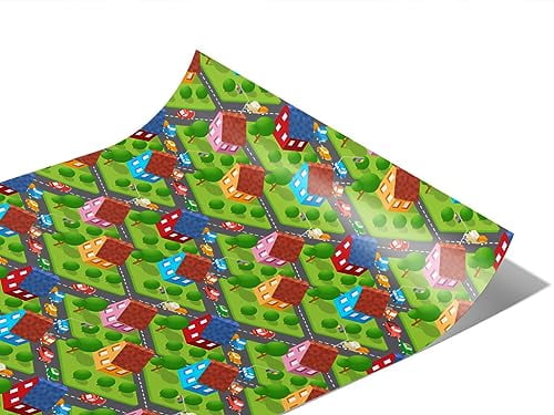 Rwraps Suburban Cityscape The Way Home Gloss Vinyl Film Wrap 59in x ...