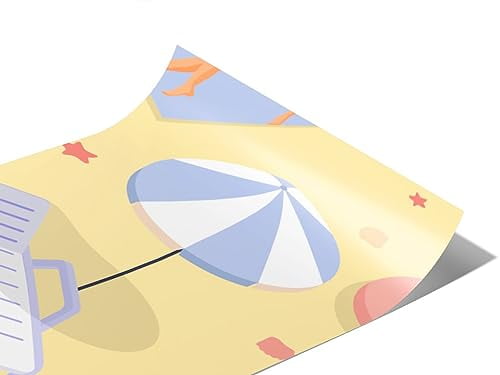 Rwraps Summertime Tuesday Afternoon Matte Vinyl Film Wrap 59in x 8ft ...