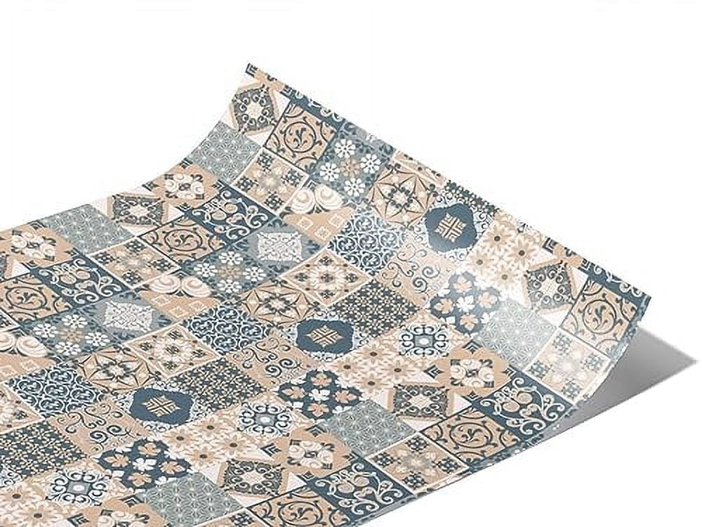 Rwraps Talavera Tile Autumn Past Gloss Vinyl Film Wrap 59in x 18ft ...