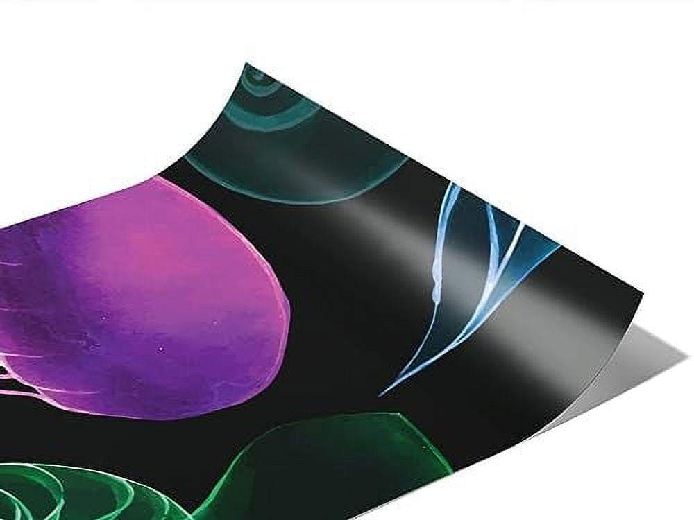 Rwraps Tentacled Neon Jellies Gloss Vinyl Film Wrap 59in x 6ft Vinyl ...