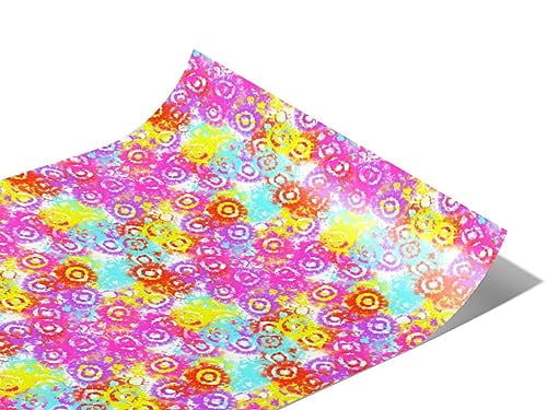 Rwraps Tie Dye Bacterial Beauty Gloss Vinyl Film Wrap 59in x 24ft Vinyl ...
