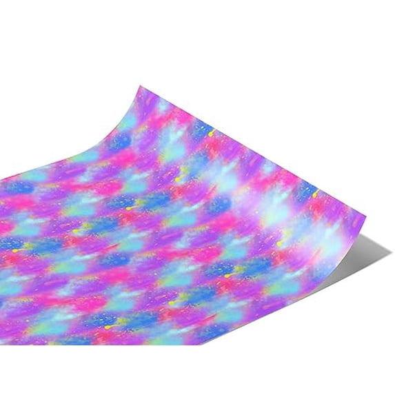 Rwraps Tie Dye Painted Synthesis Gloss Vinyl Film Wrap 59in x 28ft ...