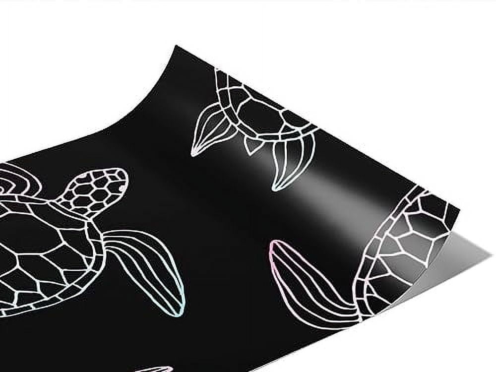 Rwraps Turtle Ancient Outlines Gloss Vinyl Film Wrap 59in x 1ft Vinyl ...