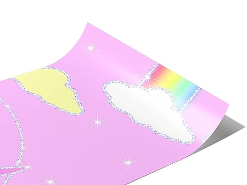 Rwraps Unicorn Glittery Freedom Gloss Vinyl Film Wrap 59in x 11ft Vinyl ...