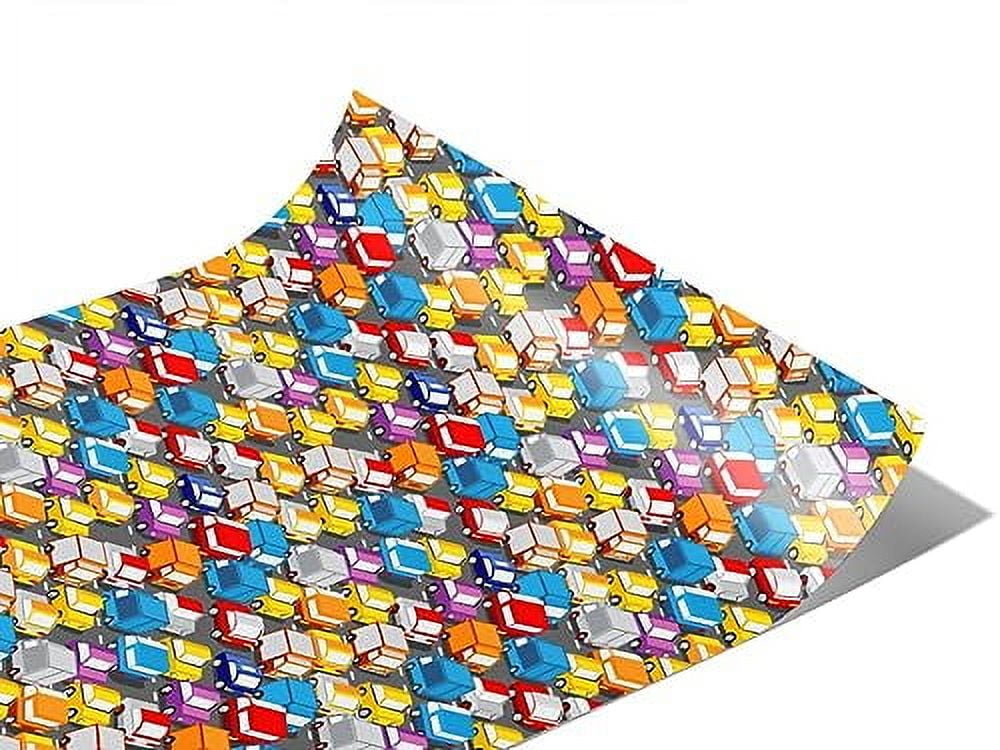 Rwraps Urban Cityscape Commuting Nightmare Matte Vinyl Film Wrap 59in x ...