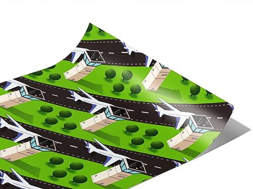Rwraps Urban Cityscape Hit The Runway Matte Vinyl Film Wrap 59in x 18ft ...