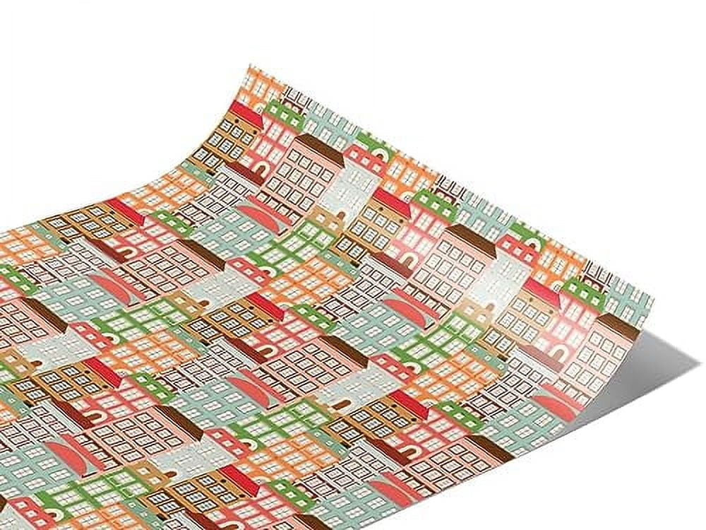 Rwraps Urban Cityscape Walk Ups Matte Vinyl Film Wrap 59in x 14ft Vinyl ...