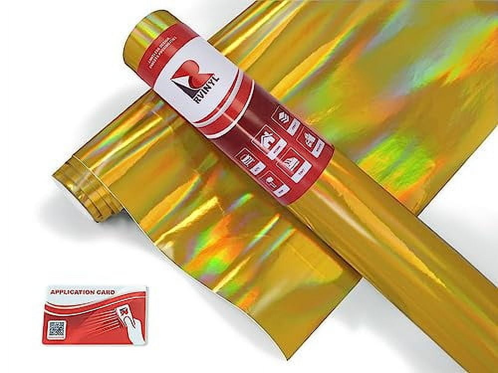 Rwraps Vinyl Car Film Diamond Holographic Chrome Gold Neochrome Bubble ...