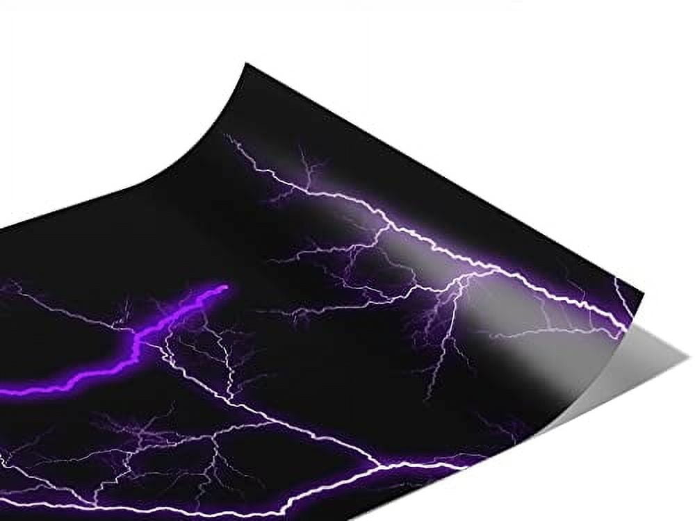 Rwraps Vinyl Car Wrap Film 914 Series Purple Lightning Matte Air Bubble ...