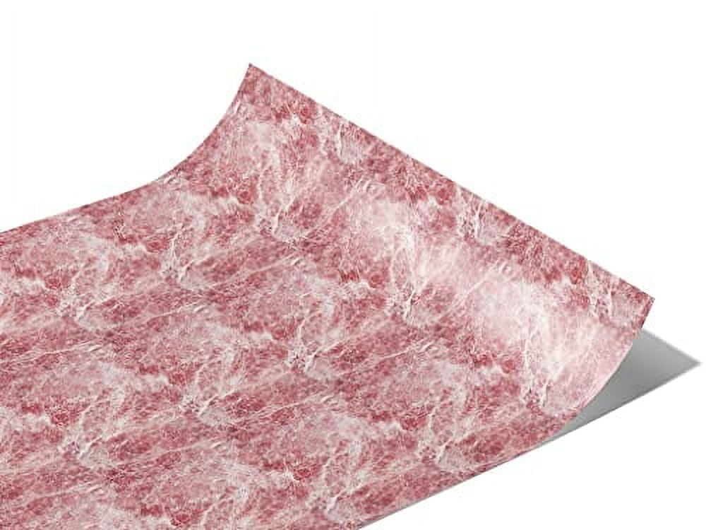 Rwraps Vinyl Car Wrap Film 914 Series Rojo Levante Red Marble Gloss ...