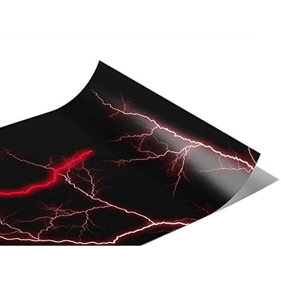 Rwraps Vinyl Car Wrap Film Roll 914 Series Red Lightning Matte Air ...