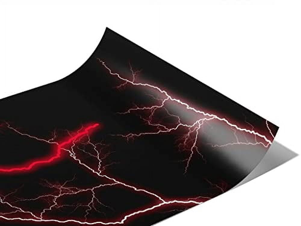 Rwraps Vinyl Car Wrap Film Roll 914 Series Red Lightning Matte Air ...