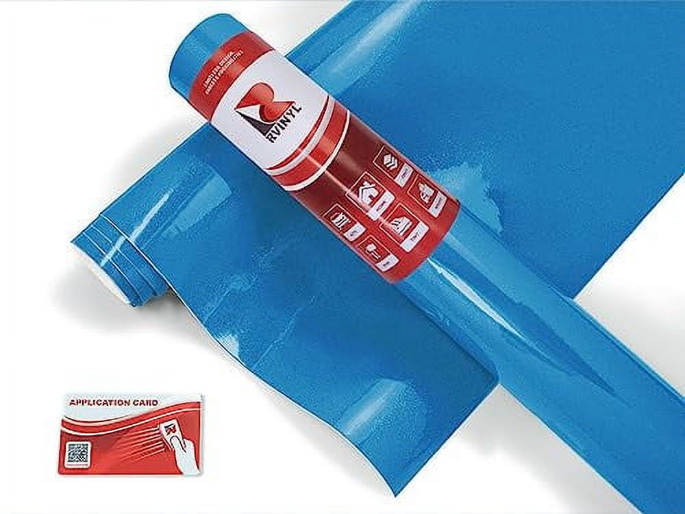Rwraps Vinyl Car Wrap Film Roll Diamond Gloss Metallic Sea Blue Air ...