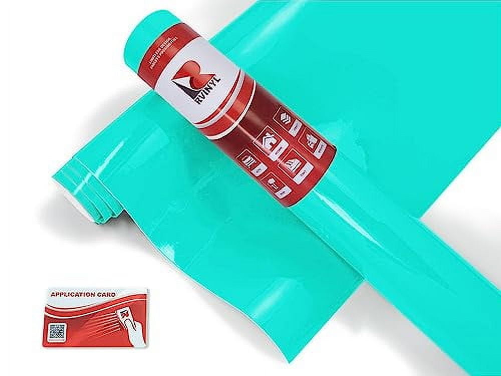 Rwraps Vinyl Car Wrap Film Roll Diamond Hyper Gloss Turquoise Air ...