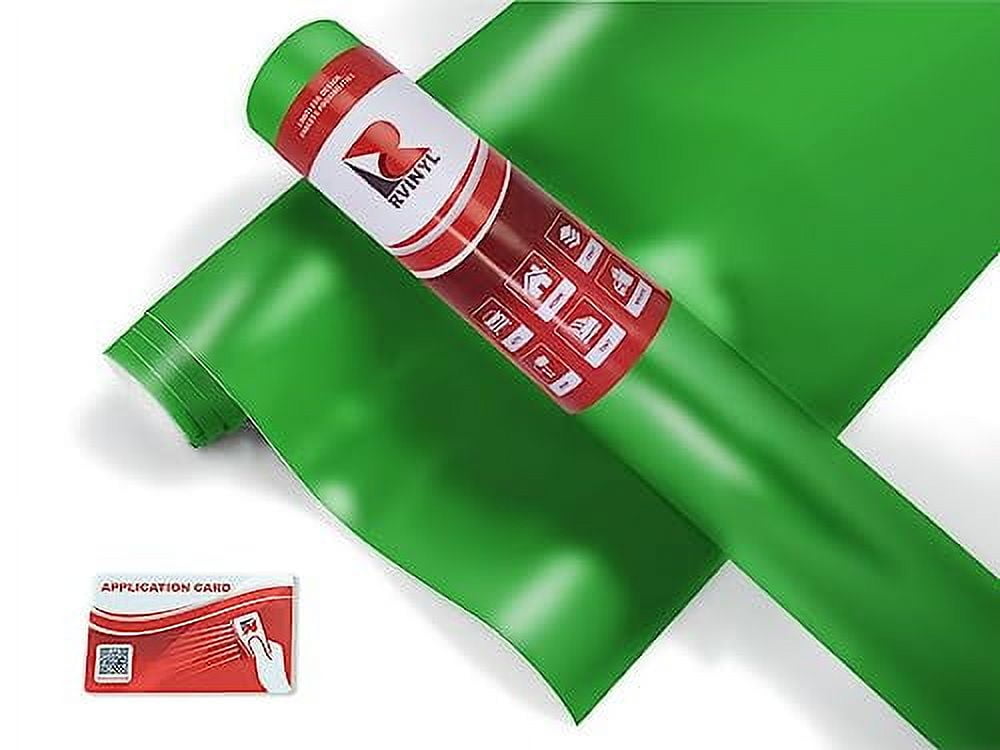 Rwraps Vinyl Car Wrap Film Roll Diamond Matte Chrome Green Air Bubble ...