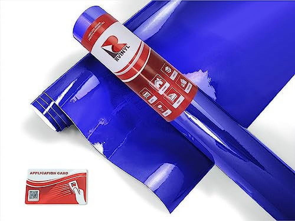 Rwraps Vinyl Car Wrap Film Sheet Roll Diamond Chrome Blue Durable ...