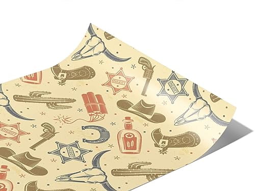 Rwraps Western Train Track Danger Matte Vinyl Film Wrap 59in x 2ft ...