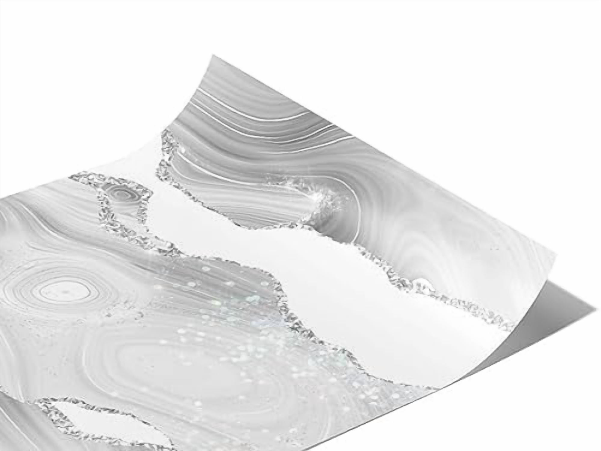 Rwraps White Agate Gemstone Angel Wings Gloss Vinyl Film Wrap 59in x ...