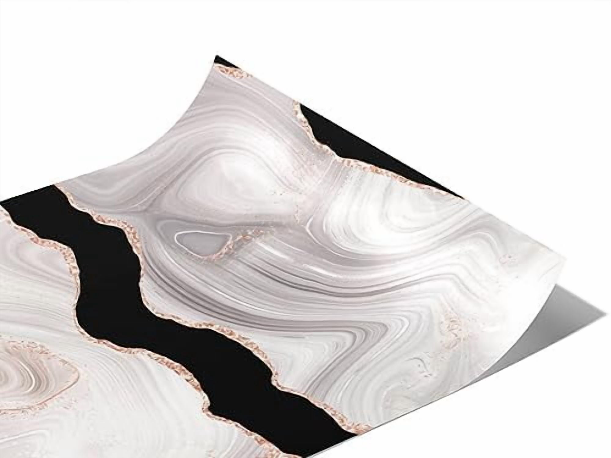 Rwraps White Agate Gemstone Jasmine Petals Gloss Vinyl Film Wrap 59in x ...