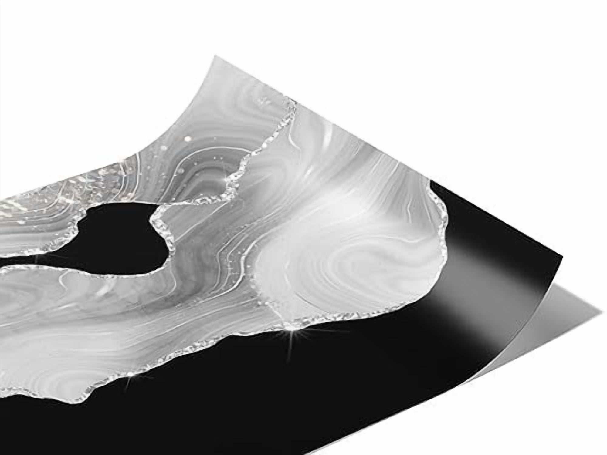 Rwraps White Agate Gemstone Light Appears Gloss Vinyl Film Wrap 59in x ...