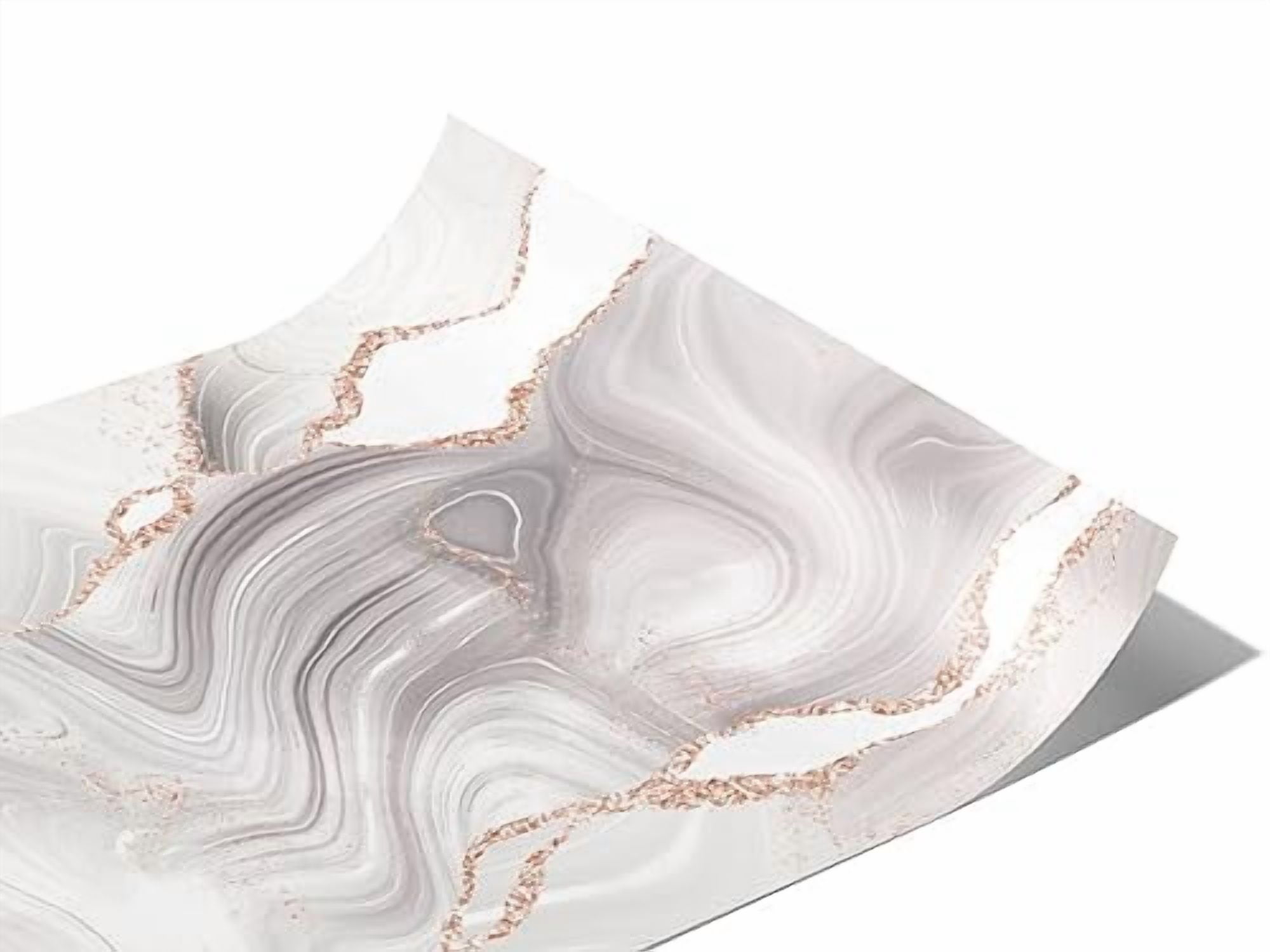 Rwraps White Agate Gemstone Pure Thoughts Gloss Vinyl Film Wrap 59in x ...