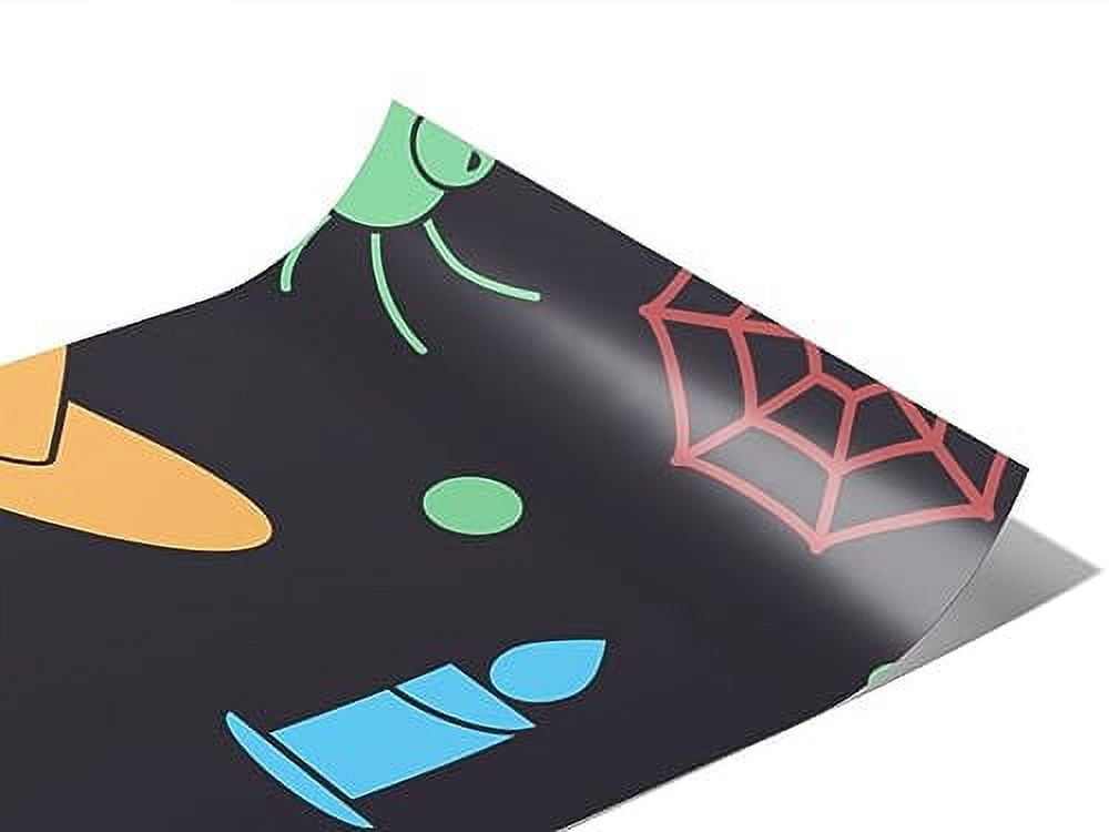 Rwraps Witch Spidery Hats Matte Vinyl Film Wrap 59in x 1ft Vinyl ...