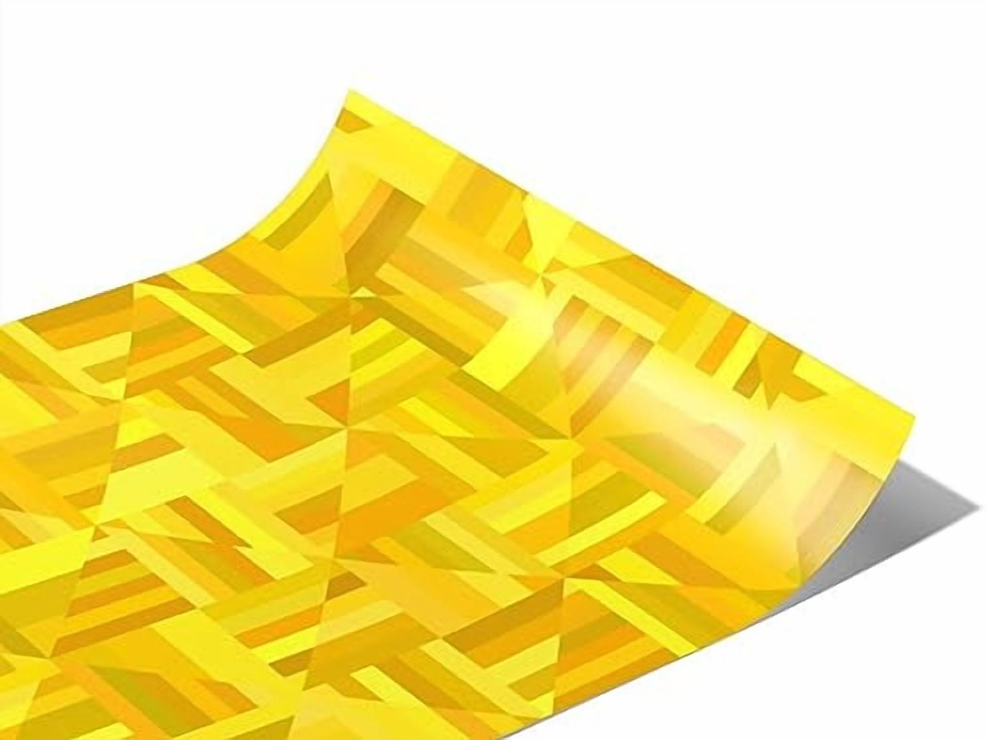 Rwraps Yellow Mosaic Refined Amber Gloss Vinyl Film Wrap 59in x 21ft ...