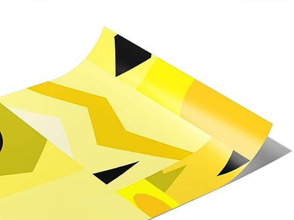 Rwraps Yellow Mosaic Xanthic Ecstasy Matte Vinyl Film Wrap 59in x 21ft ...
