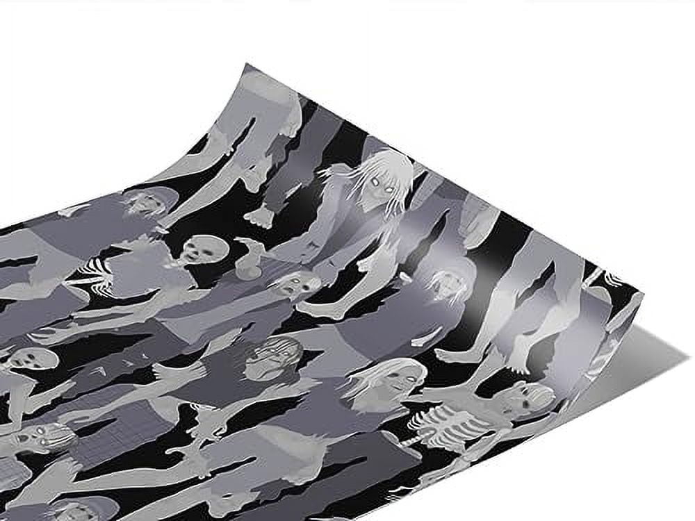 Rwraps Zombie Lumbering Horde Matte Vinyl Film Wrap 59in x 22ft Vinyl ...