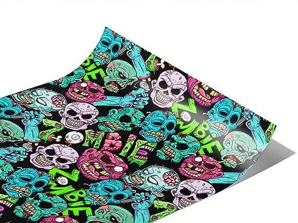 Rwraps Zombie Unforgiving Dead Matte Vinyl Film Wrap 59in x 20ft Vinyl ...