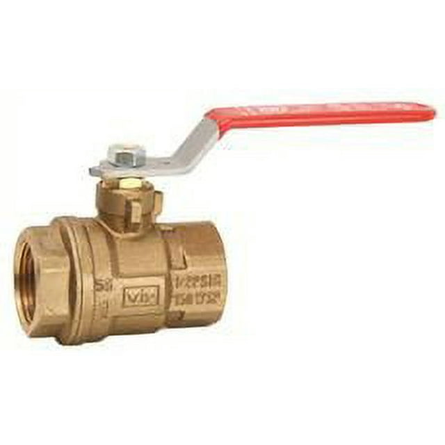 Rwv Brass Ball Valve With Threaded Ends, 1 In., Lead Free - Walmart.com
