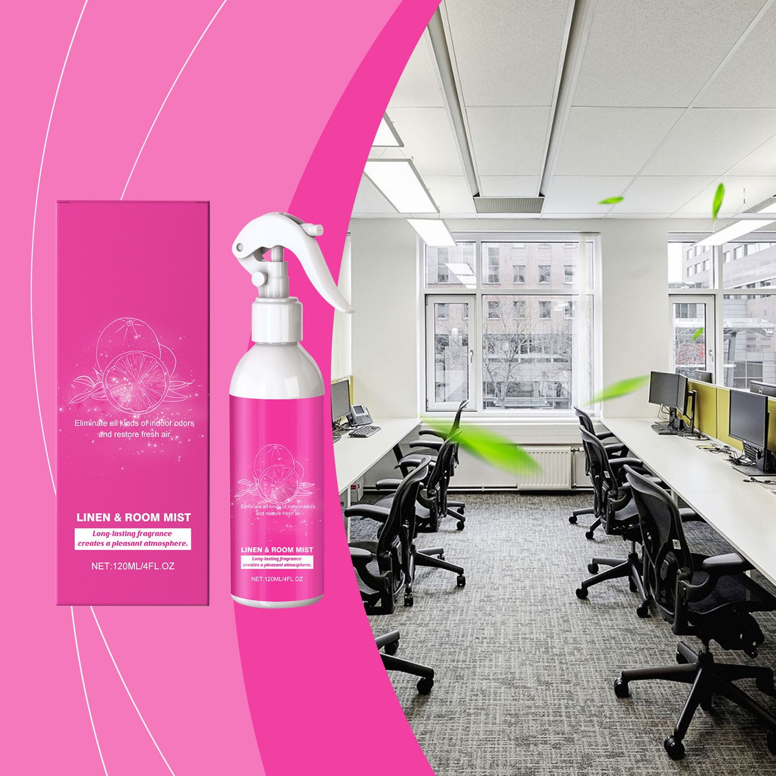 Rwvbm 120ml Indoor Air Freshener Spray-Long-Lasting for Home,Office ...