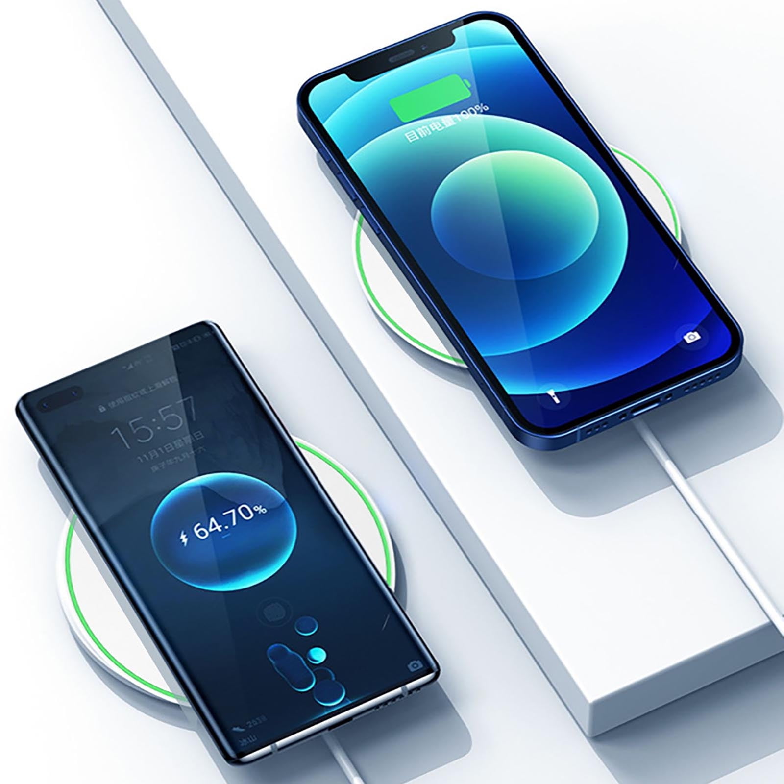 Rwvbm 15W Slim Round Wireless Charger Pad -Certified Fast Charging ...