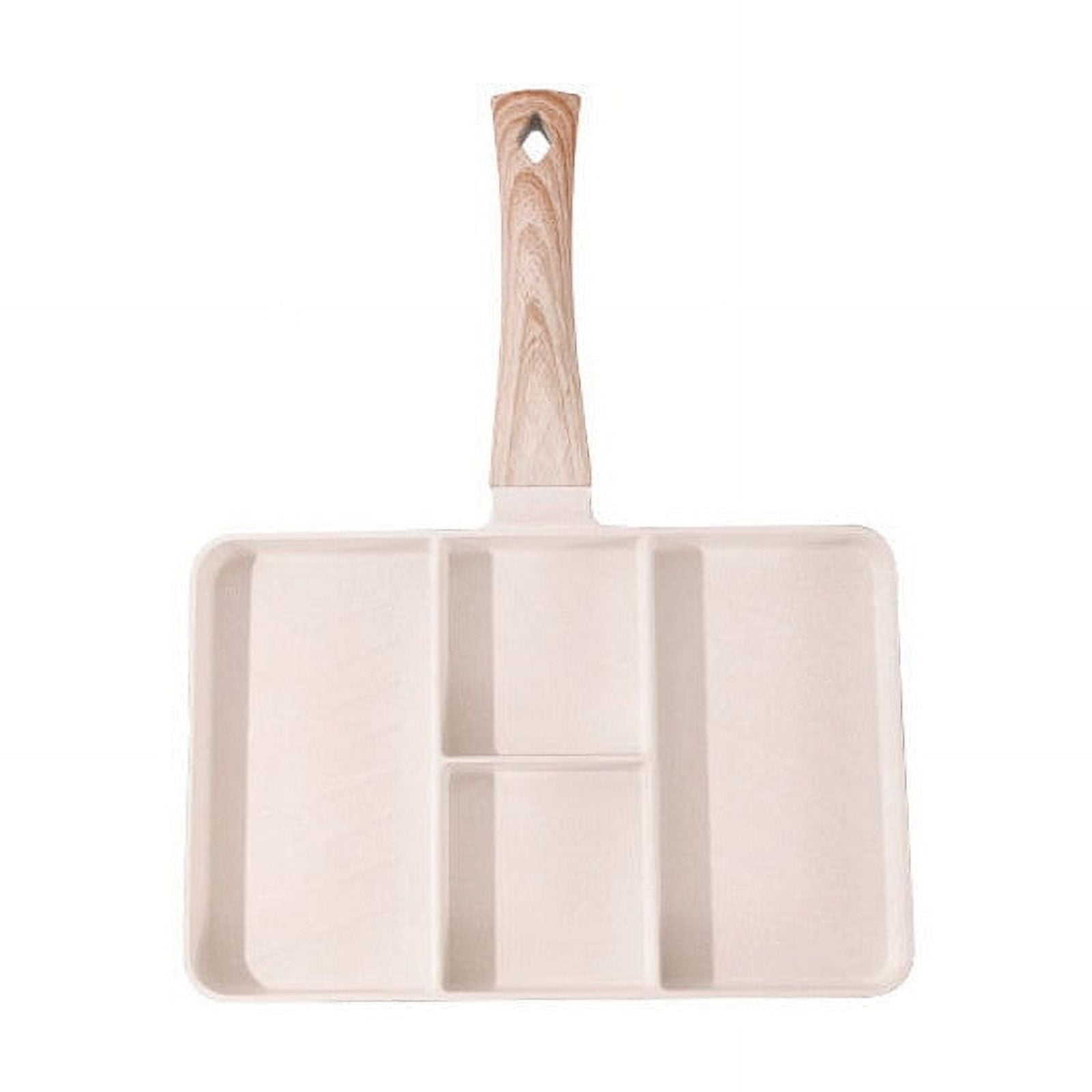 Rwvbm 4-in-1 Nonstick Breakfast Pan 4-Hole Omelette & Steak Fryer Multi ...