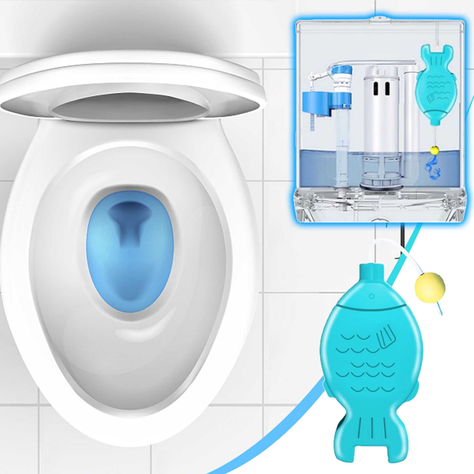 Aromatic Fish Toilet Cleaner 80ml Liquid For Sitting & Squatting ...