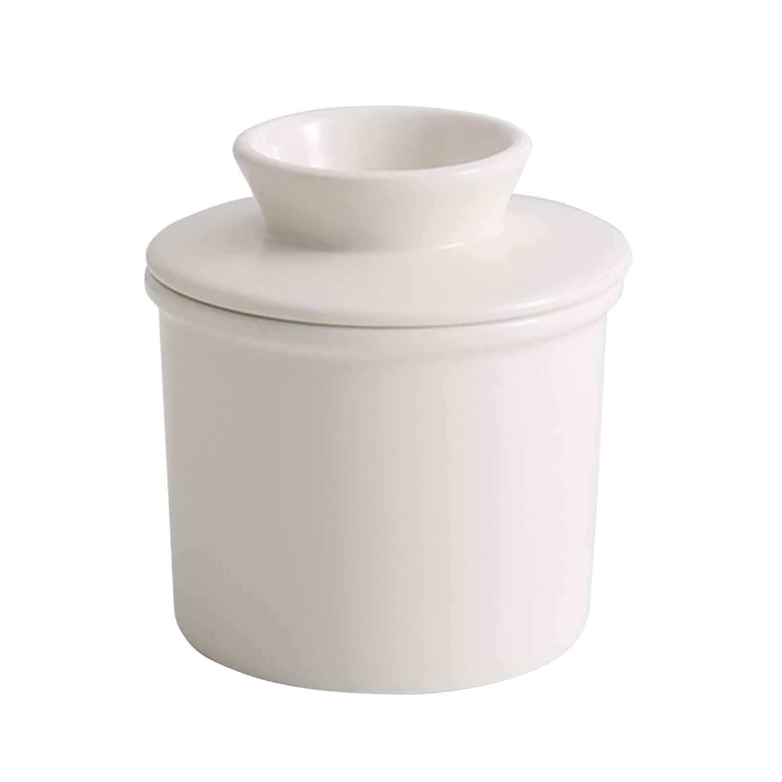 Rwvbm Ceramic Yellow Oil Storage Tank with Lid,Household Countertop ...