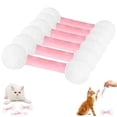 Rwvbm Cotton Rope Cat Toy, Interactive Teething Stick for Kittens and ...