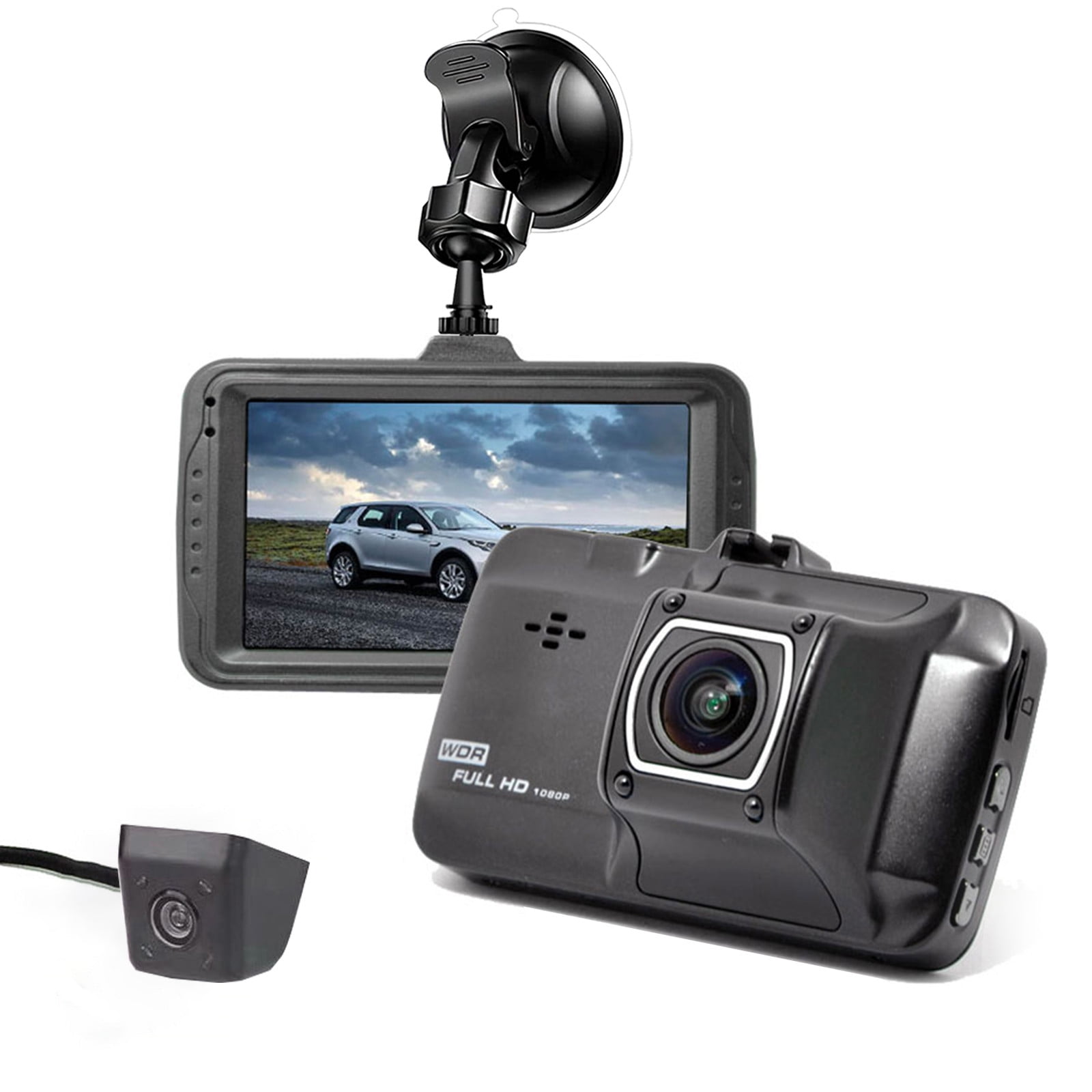 Rwvbm Dash Cam Front and Rear,Dash Cam 1080P For Cars 3 Inch Dashcam ...