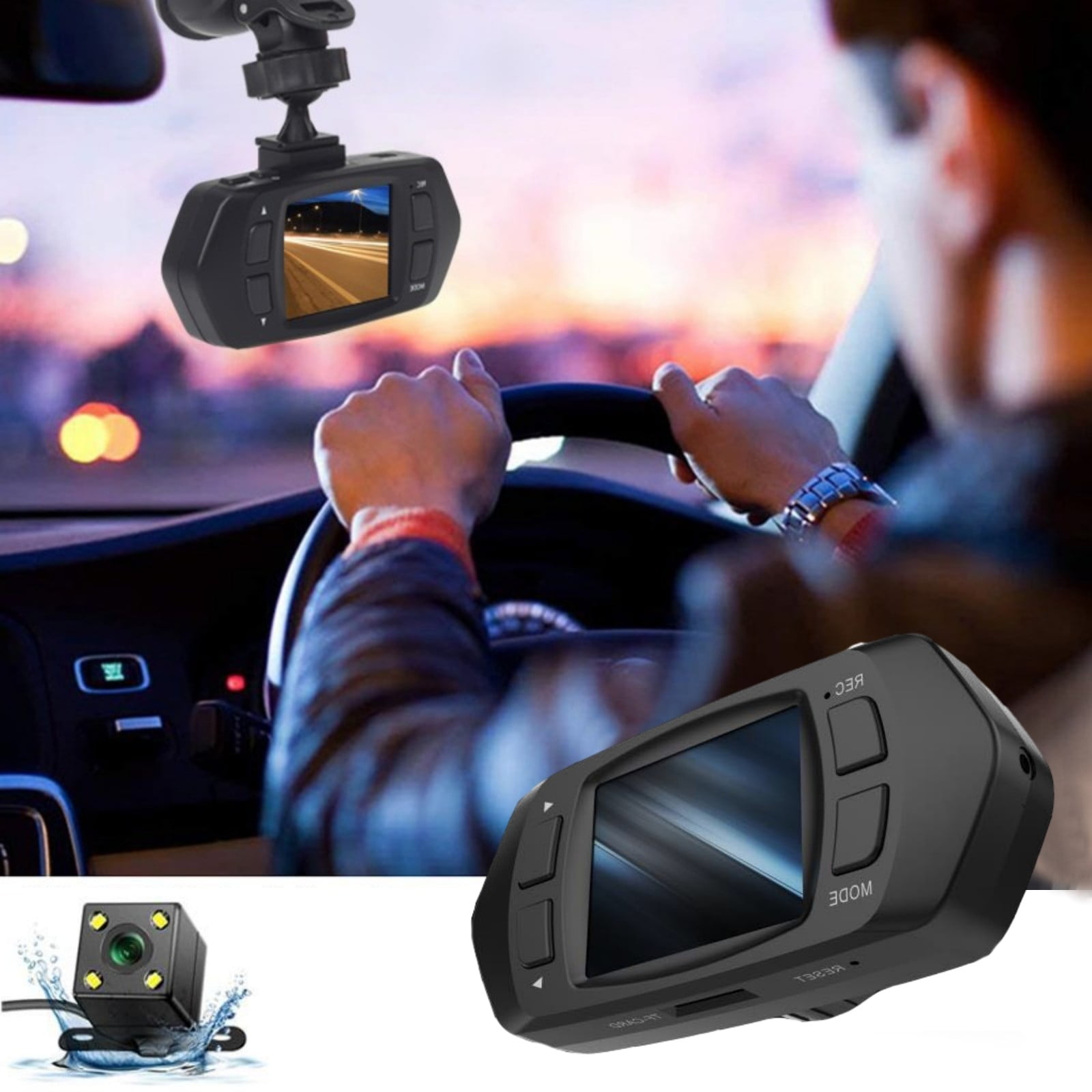 Rwvbm Dash Camera Dash Cam Front and Rear,Easy Installation and Easy ...