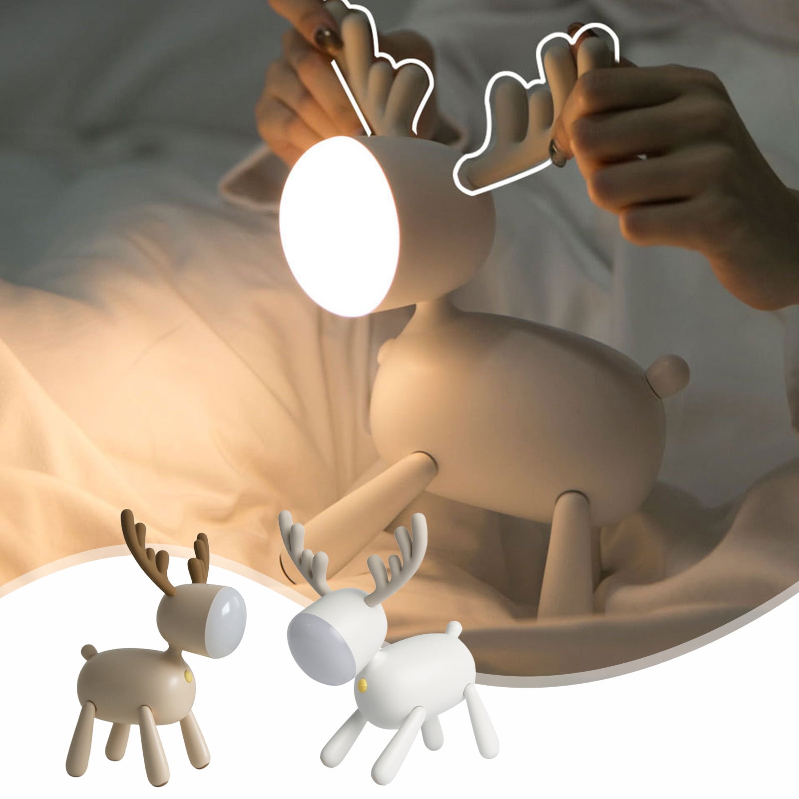 Lightall Fawn Nightlight,Child-Safe Sleeping Lamp with Delayed Shut-Off ...