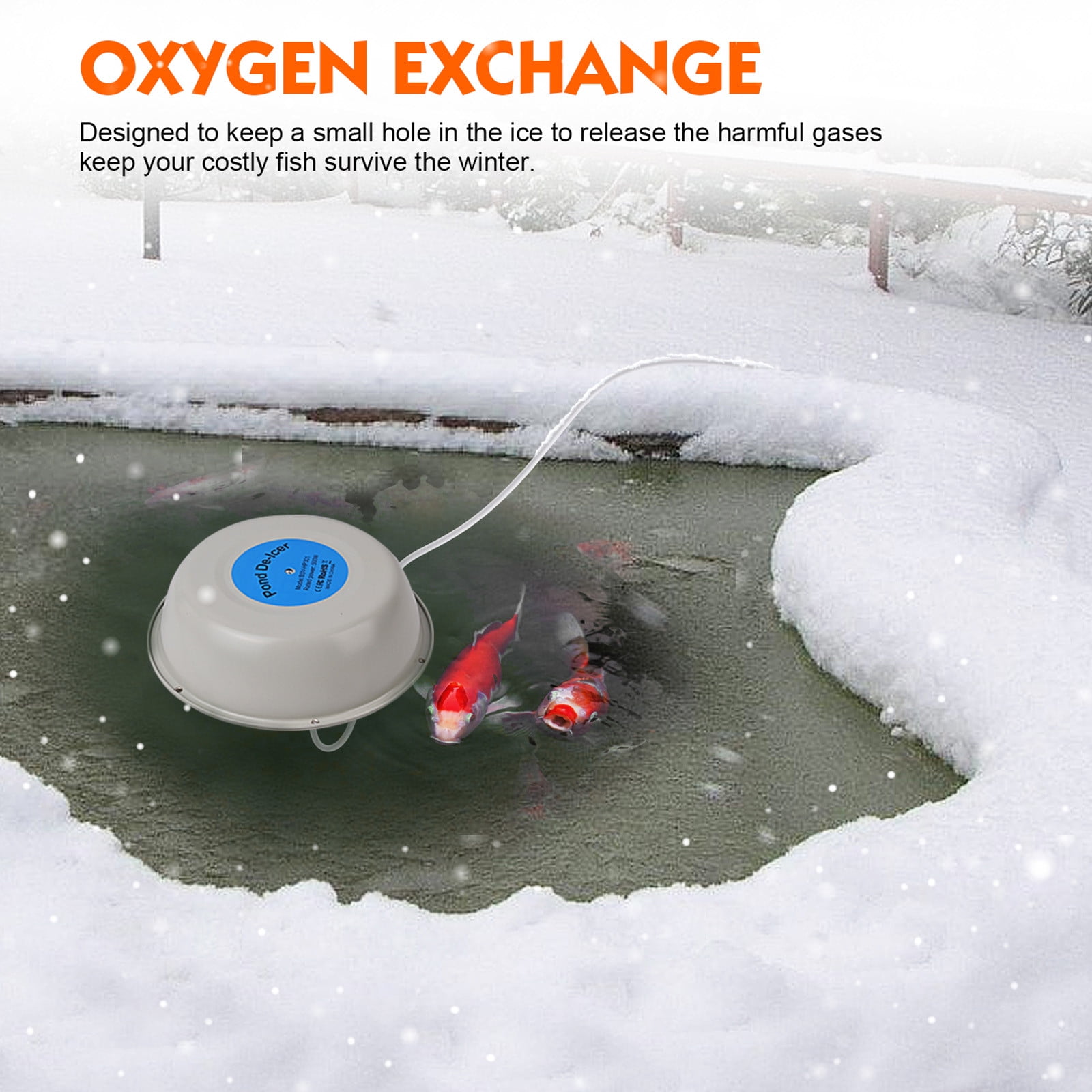 Rwvbm Floating Pool Heater Thermostatically Controlled Ice Melter for ...