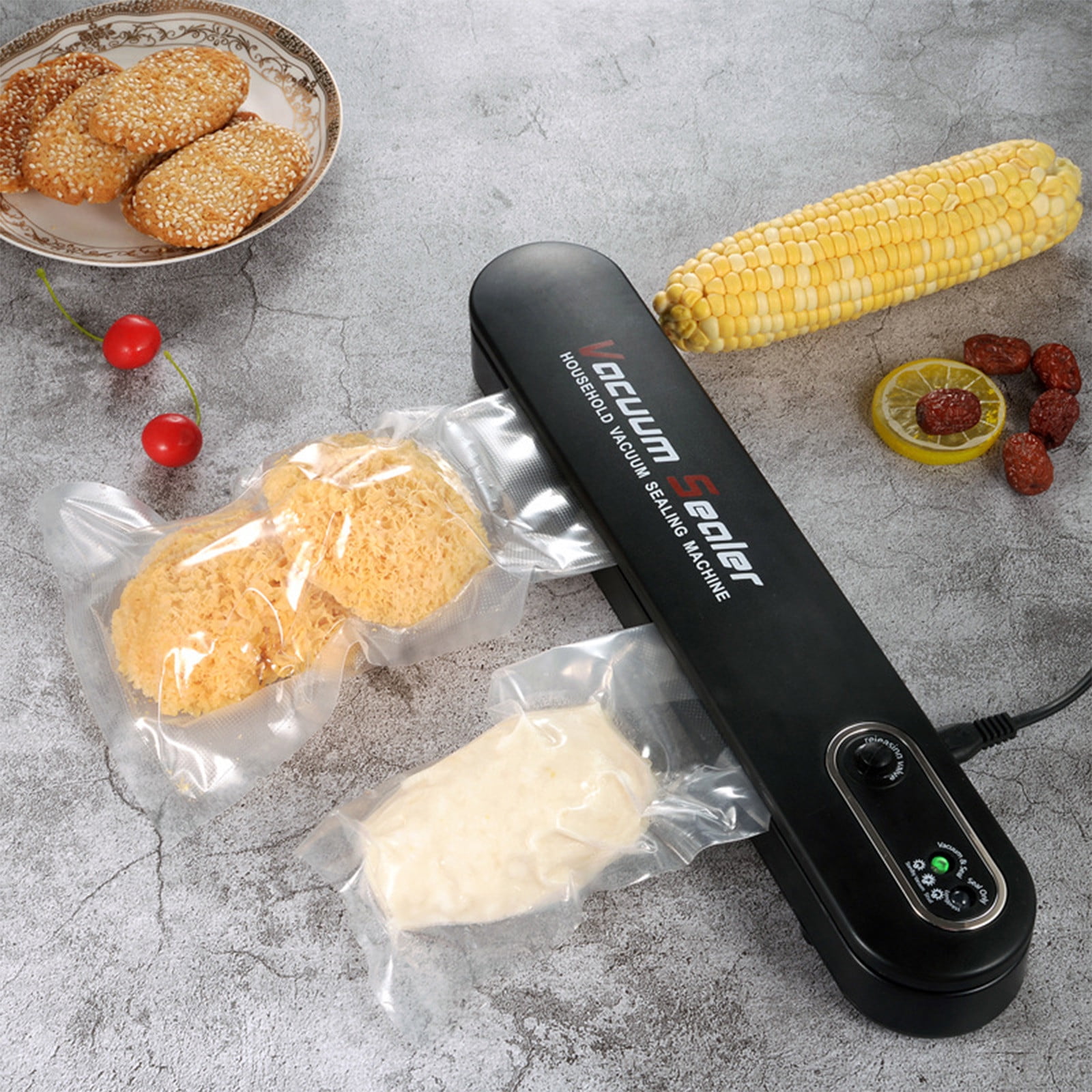 Rwvbm Food Savers,Vacuum Sealer Machine,Food Sealer ,Dry & Moist Food ...