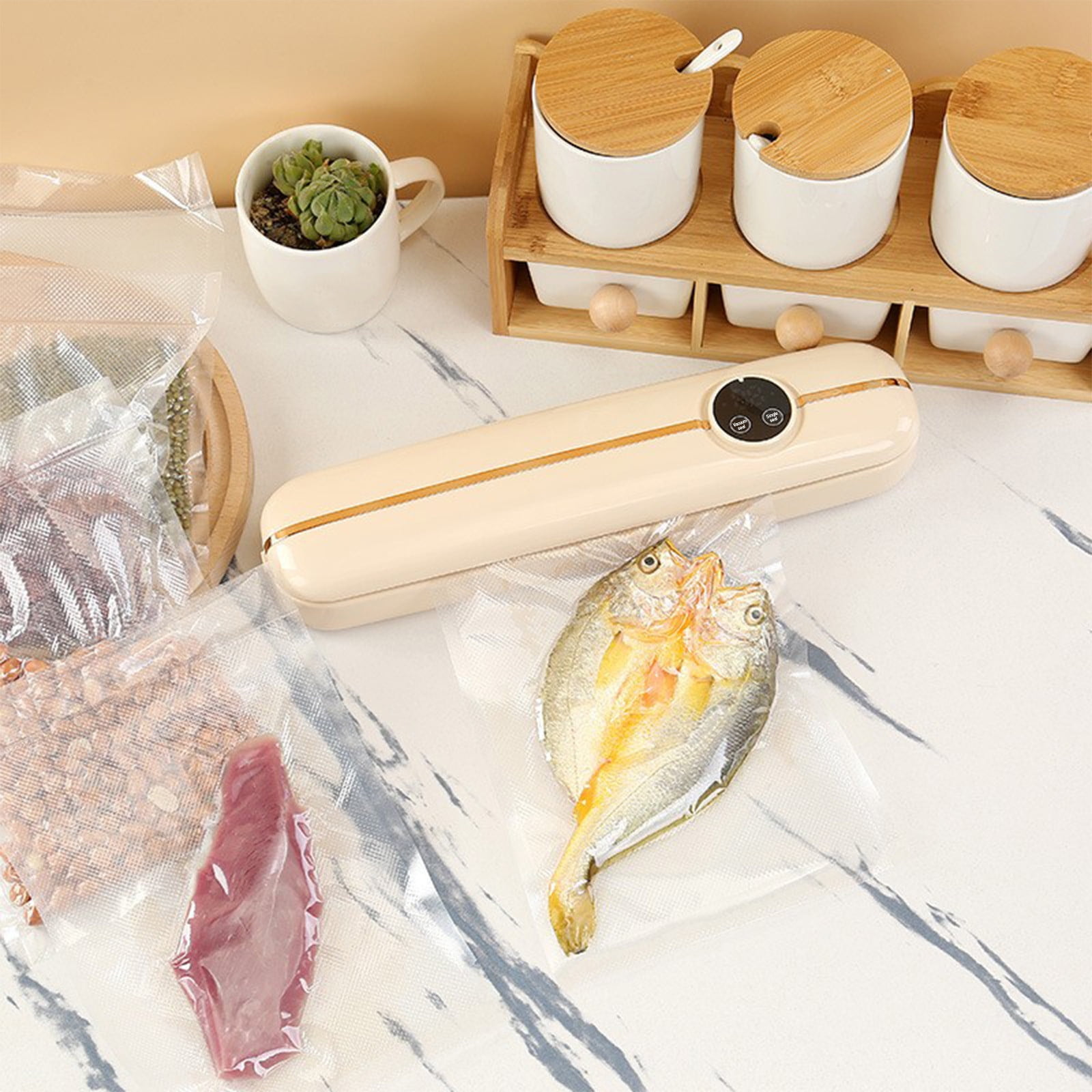 Vacuum Sealer,Food Preservation Machine,Automatic Food Sealing System ...