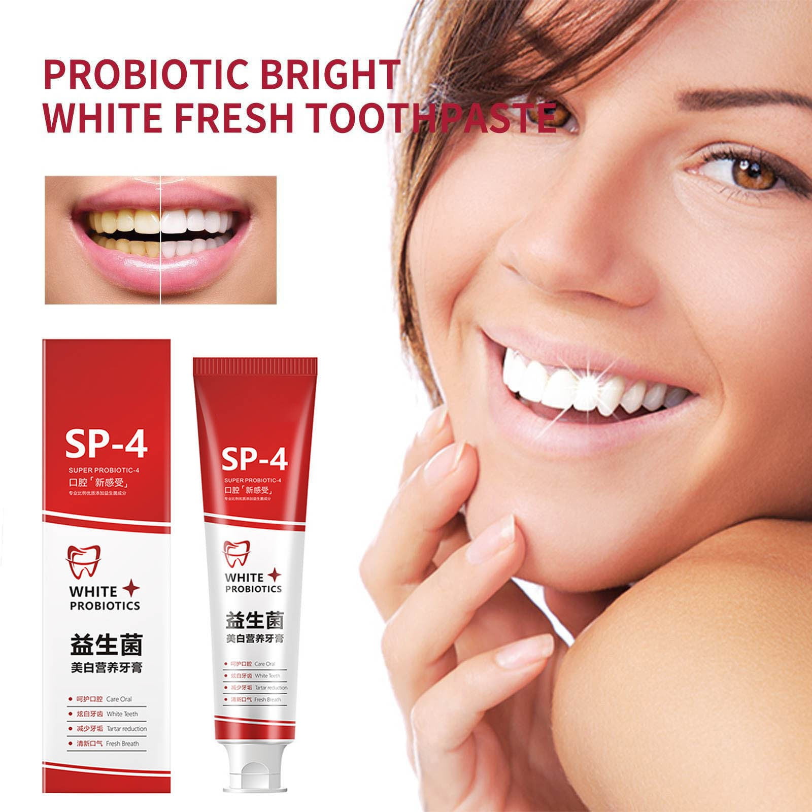 Rwvbm Gifts for Women Sp-4 Probiotic Whitening Toothpaste Toothpaste ...