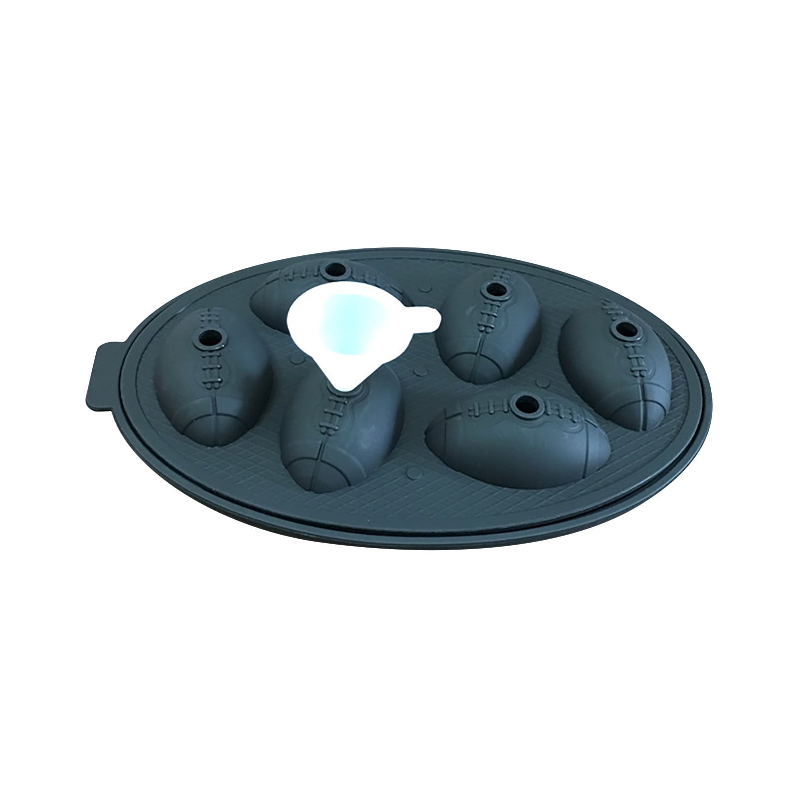 Football Ice Tray,Flexible Silicone Ice,Game Day,Football-Shaped Ice ...