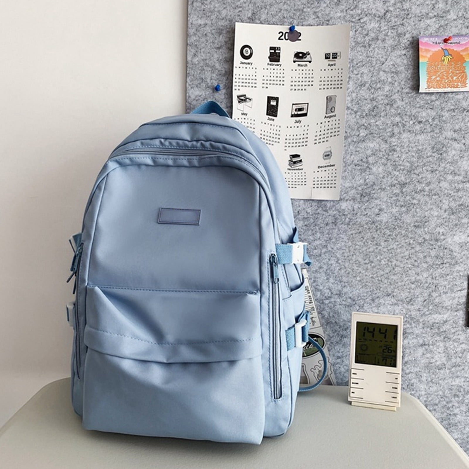 Japanese School Backpack Nylon Large Capacity Water-for High School ...