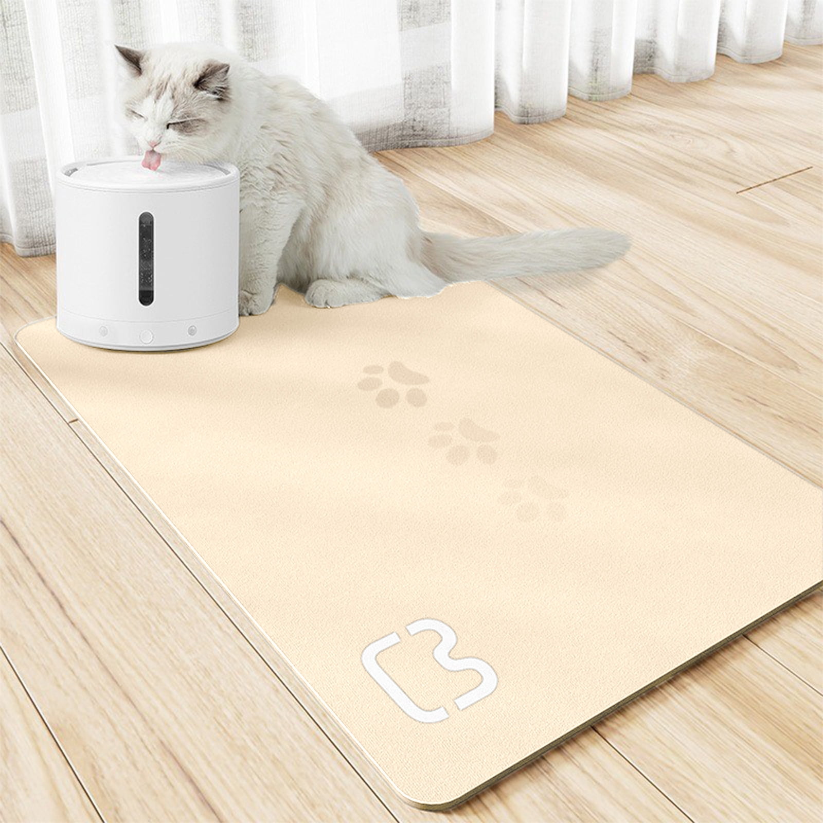 Rwvbm Large Scratching Mat 30x40cm Rattan Weave Pet Bed & Scratch Pad ...