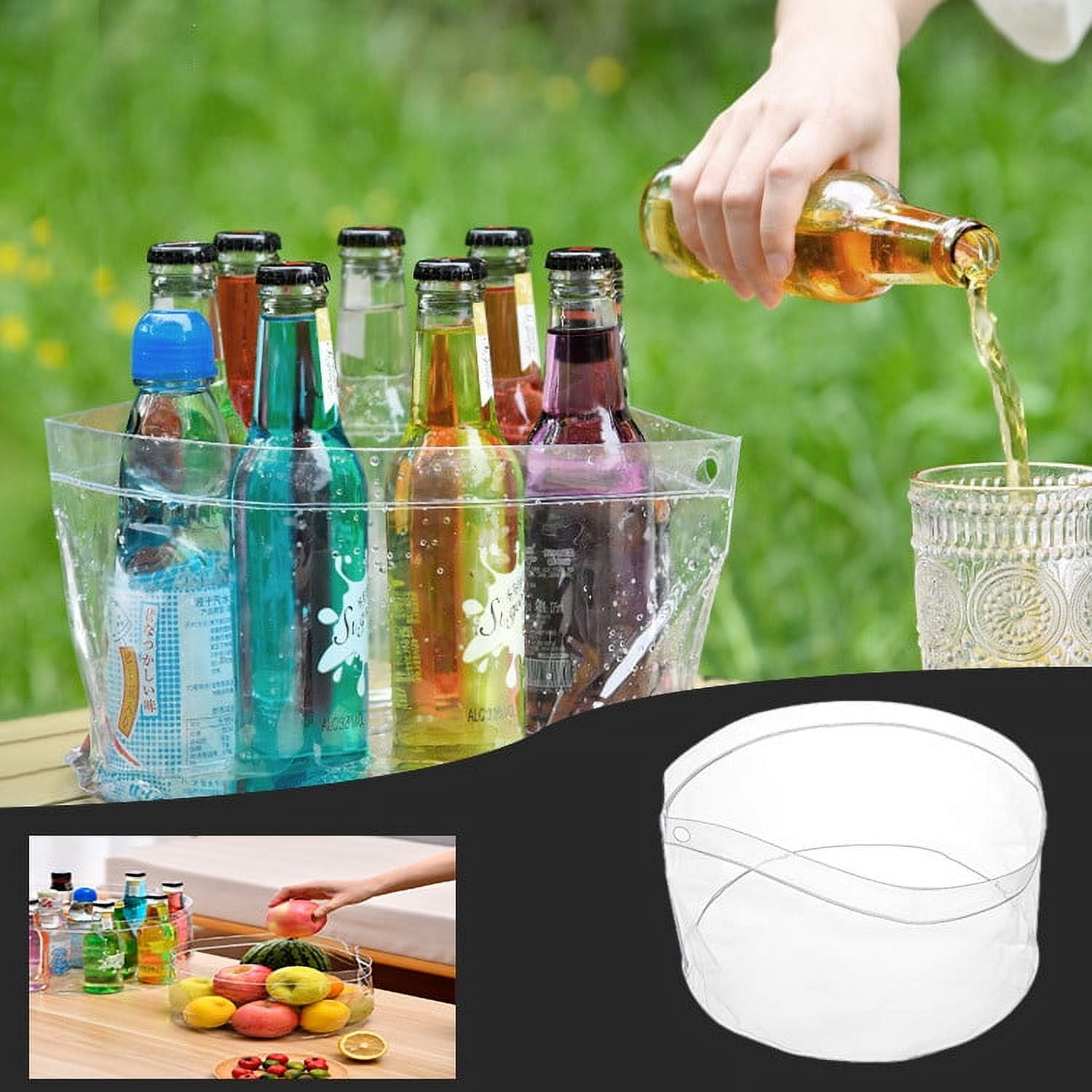 Portable Wash Basin,Foldable PVC Travel Basin,Large acity Washing ...