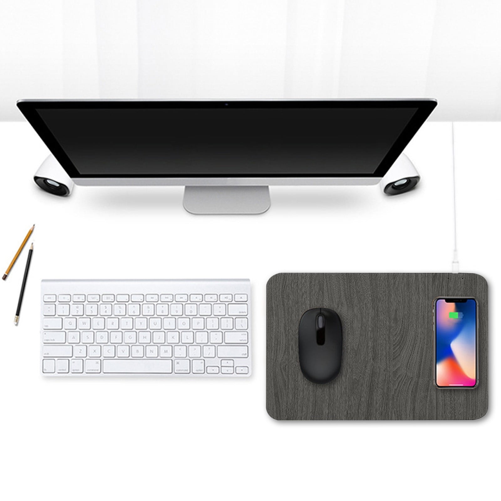 Rwvbm Mouse for Laptop,Wireless Charging Mouse Pad Mobile Phone ...